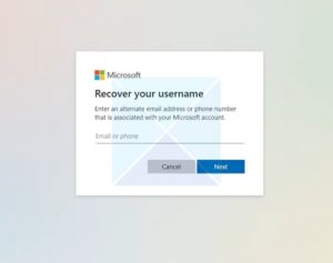 Where do I find my Microsoft account and Password?
