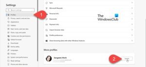 How to remove a User Profile from Microsoft Edge