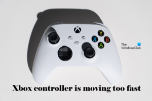 Xbox Controller is moving too fast