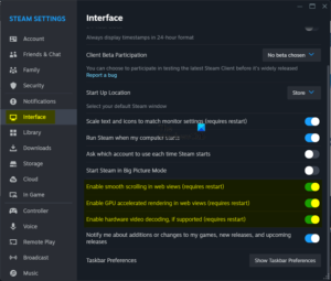 Steam Client WebHelper high Memory, CPU or GPU usage