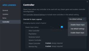 How to disable Steam Input in Steam Deck or Steam