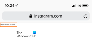 Oops, an error occurred on Instagram on PC or Phone [Fix]