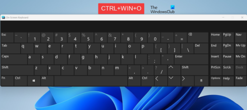 On-Screen Keyboard Settings, Tips and Tricks in Windows 11/10