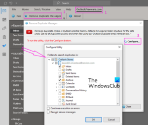 How to delete Duplicate Emails in Outlook?