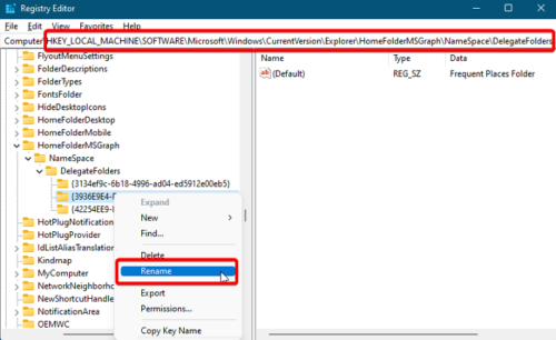 How to get rid of Frequent Folders in Windows 11/10