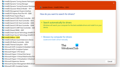 How to download or update SM Bus Controller