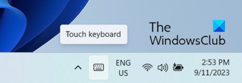 How to open Onscreen Keyboard in Windows 11?