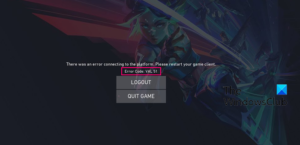 Fix VALORANT Vanguard error codes 128, 57 on Windows 11/10