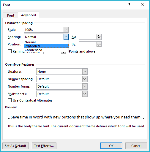 How to change Spacing between words or letters in Word How to change Spacing between words or letters in Word