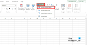 How to Shift Cells Down in Excel