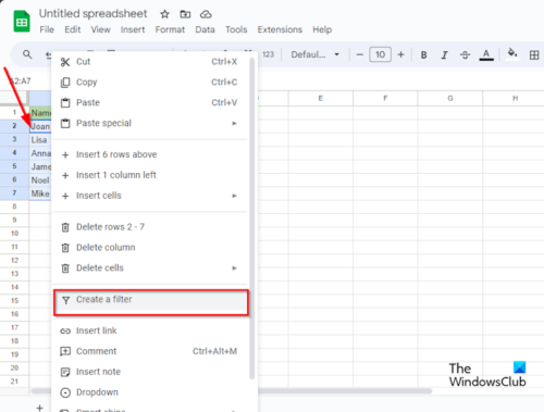 How to Alphabetize in Google Sheets