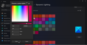 How to Enable and Use Dynamic Lighting on Windows 11