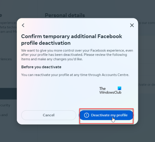 How to delete an additional Profile on Facebook