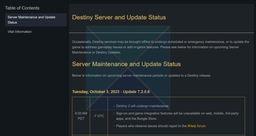 How to check Destiny 2 server status? Is it down or not?