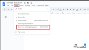 Add and remove Section Break or Page Break in Google Docs