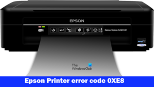 Epson Printer error code 0xE8 [Fix]