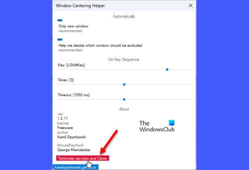 How to Center a window in Windows 11