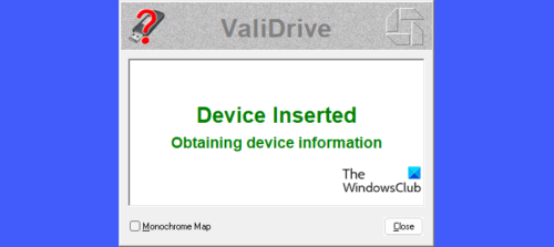 Validate the Storage Capacity of USB flash drive with ValiDrive