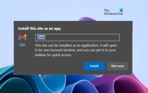 How to install Gmail app in Windows 11