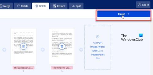 How to remove Blank Pages from PDF