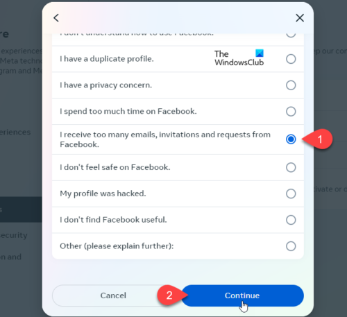 How to delete an additional Profile on Facebook