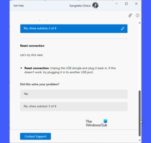 How to use Keyboard Troubleshooter in Get Help on Windows 11
