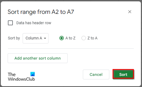 How to Alphabetize in Google Sheets