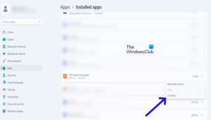 DTS Audio Processing settings are unavailable or not working