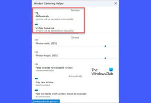 How to Center a window in Windows 11