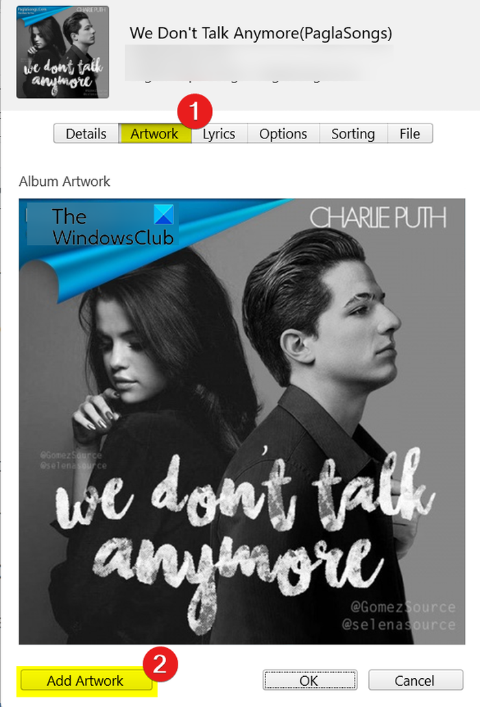 Can’t add artwork in iTunes on Windows [Fix]