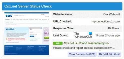 Coxinet webmail not working [Fix]