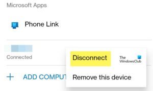 Clipboard copy not working in Phone Link
