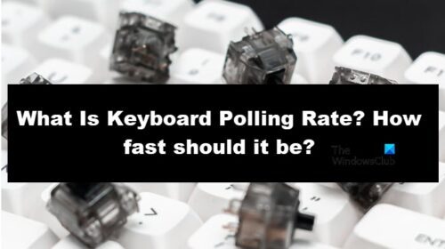 What Is Keyboard Polling Rate? How fast should it be?