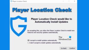 What is Player Location Check on Windows computers?