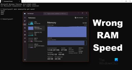 Wrong RAM Speed on Windows 11 [Fix]