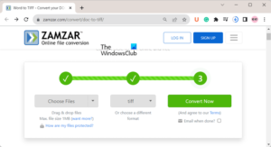 How to convert Word to multipage TIFF image