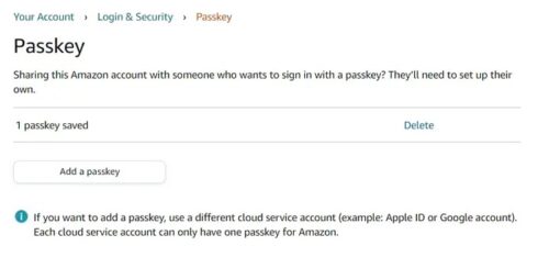 How to Enable and Set up Passkey for Amazon account