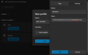 How to use Environment Variable Editor in PowerToys?
