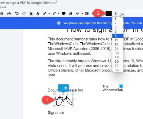 How to sign a PDF in Google Drive.