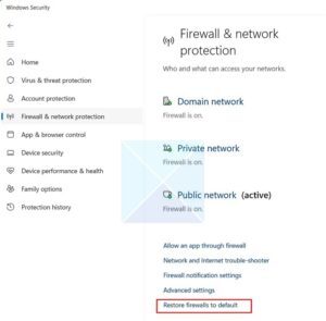 Unable to change Windows Firewall settings