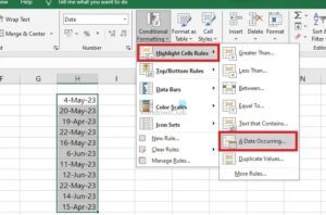 How to set up Conditional Formatting in Excel for Dates