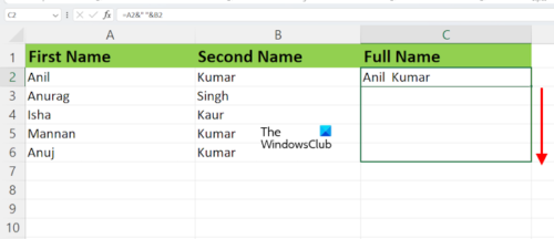 Combine text from multiple cells into one cell in Excel