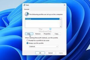 Fix Oulook Error 0x80004005, The operation failed