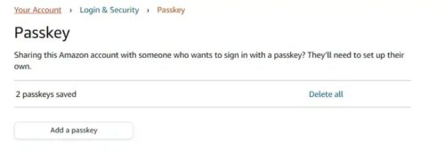 How to Enable and Set up Passkey for Amazon account