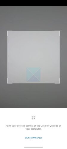 How to sign in to Outlook with QR code