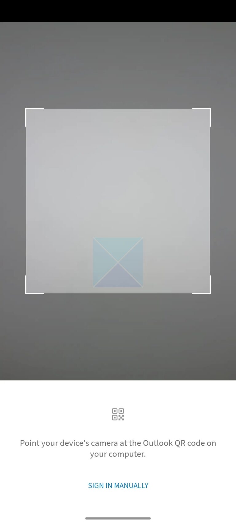 How to sign in to Outlook with QR code