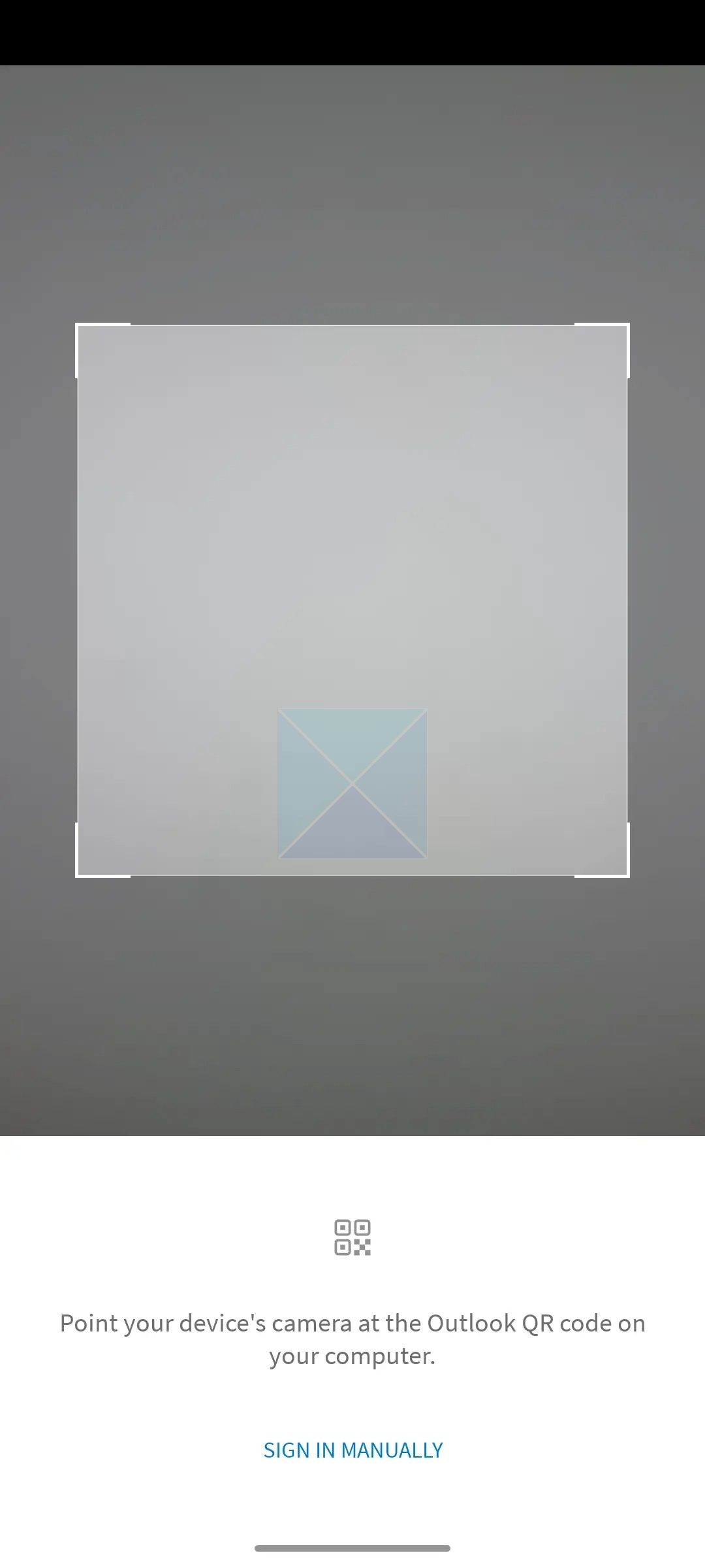 How to sign in to Outlook with QR code