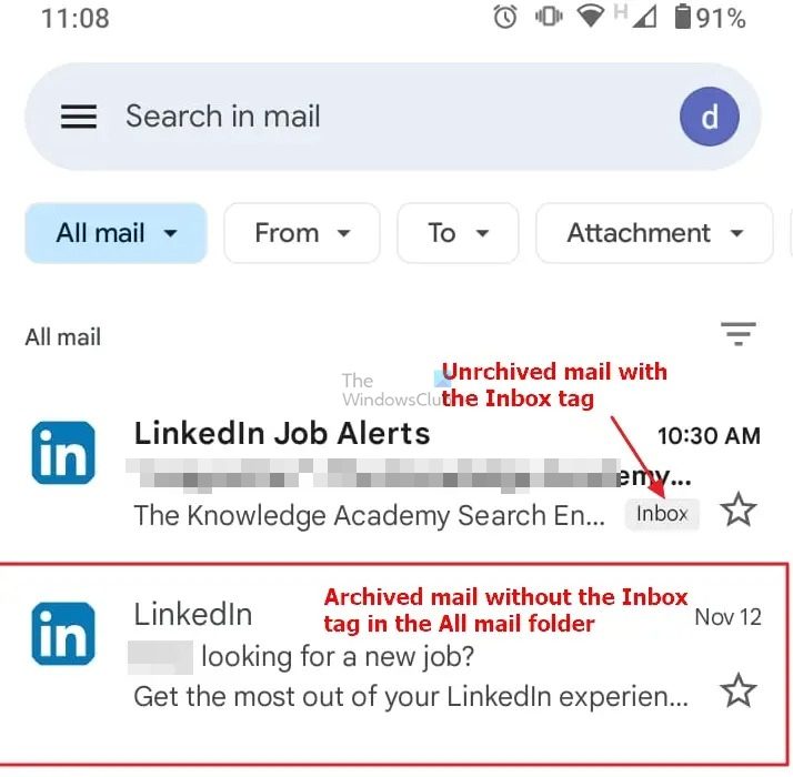 How to Unarchive Emails on Gmail