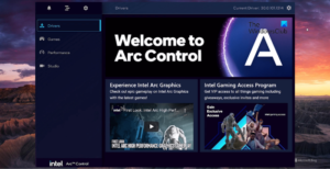 Intel Arc Control not opening or working on Windows