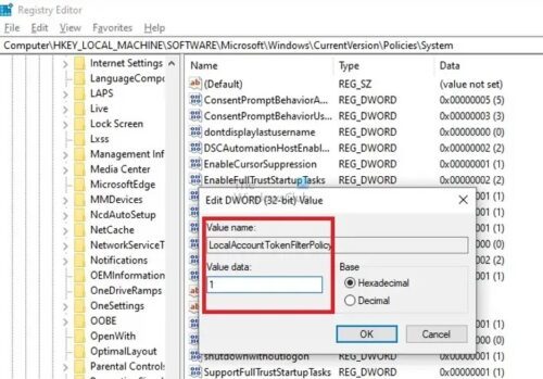 Can't access computer drive remotely via C$